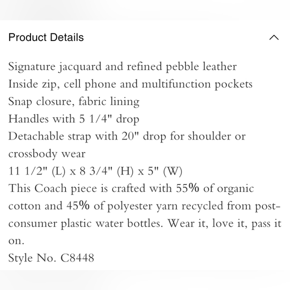 Coach | Bags | Coach Dempsey Medium Carryall In Signature Jacquard Witn ...